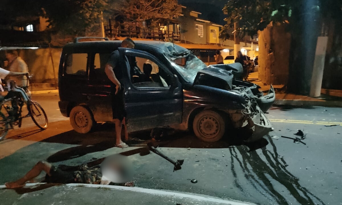 Batida entre carro e moto deixa feridos em Niterói | Enfoco - O seu site de notícias